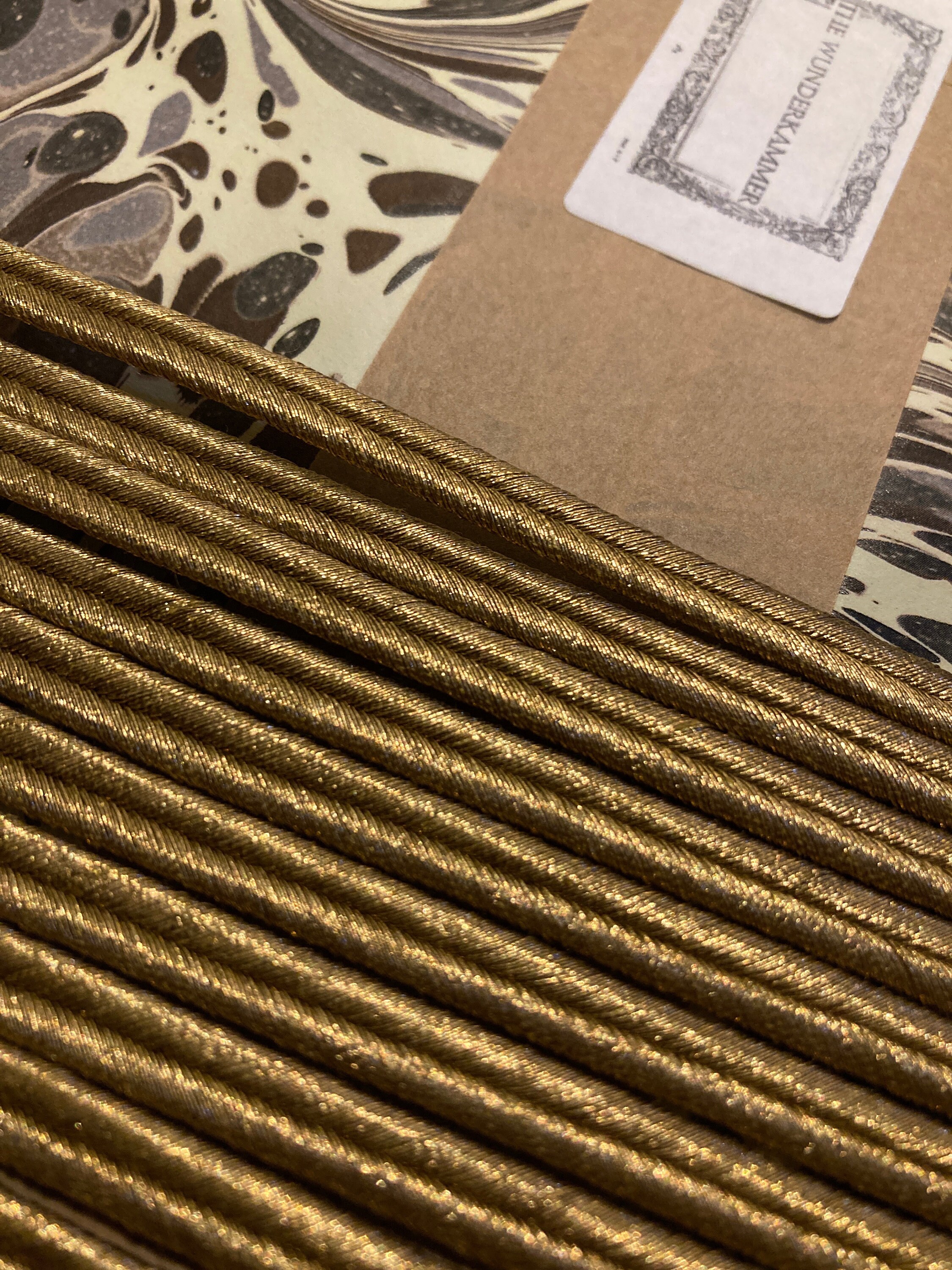 10 Meters of Real Metal Gold French Soutache/ Russia Embroidery or ...