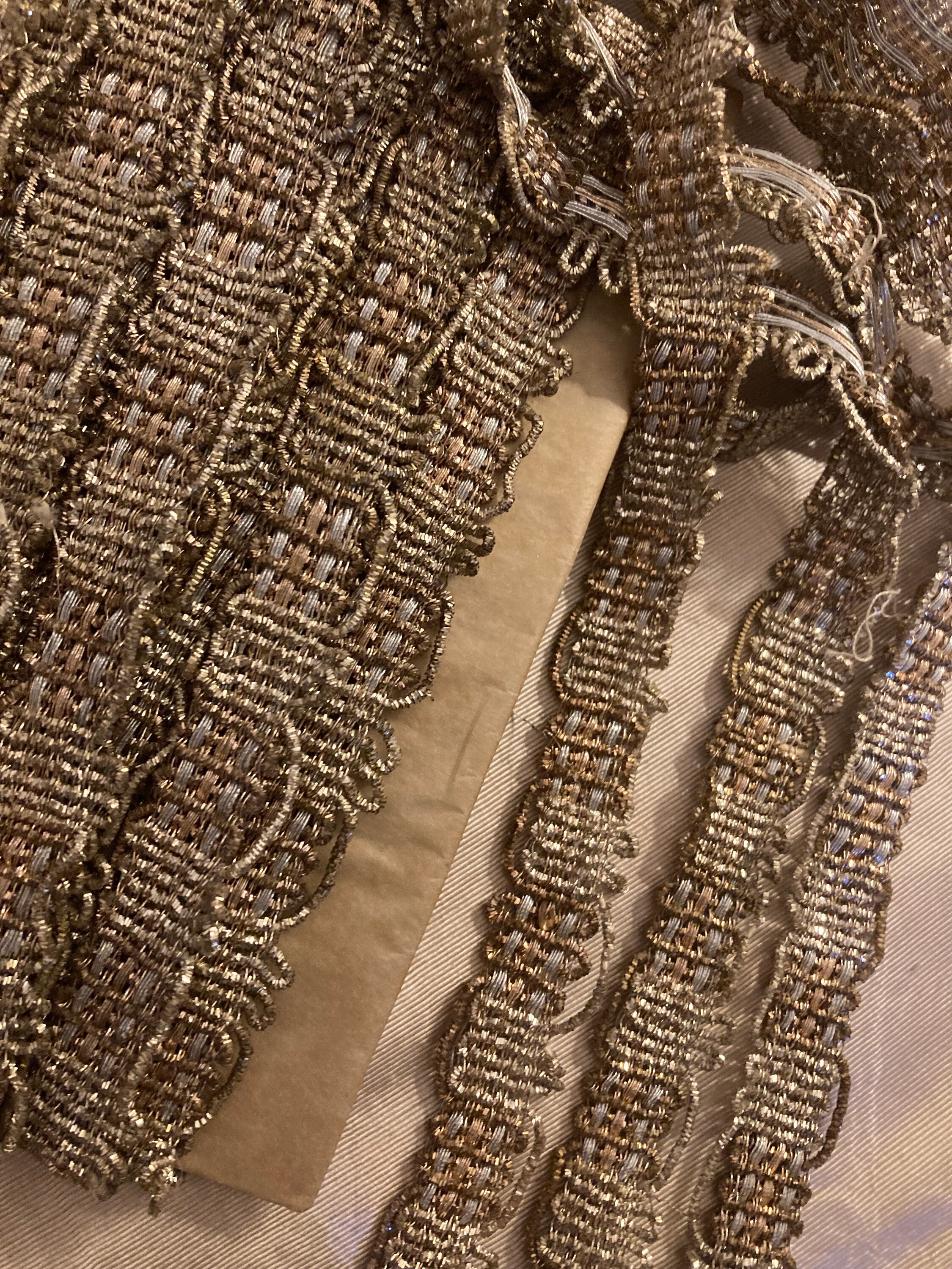 6.5 Meters of Antique Metallic Trim. - Etsy