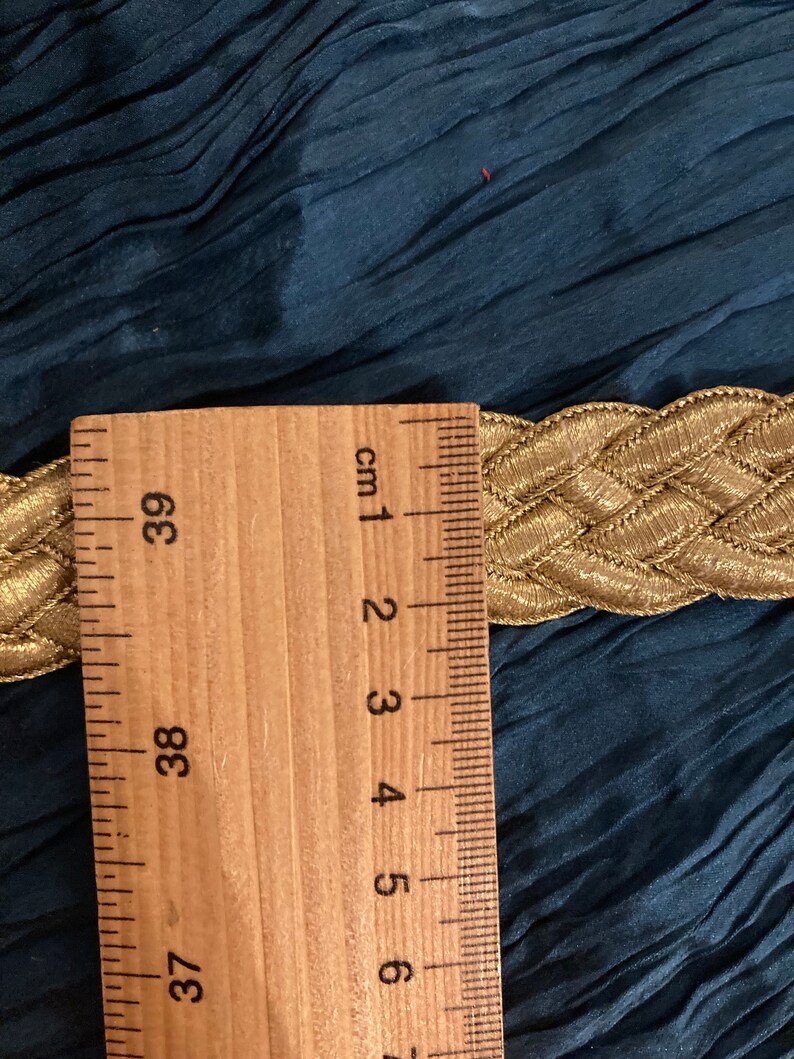 1 M Gold Plait Trim Braid - Etsy