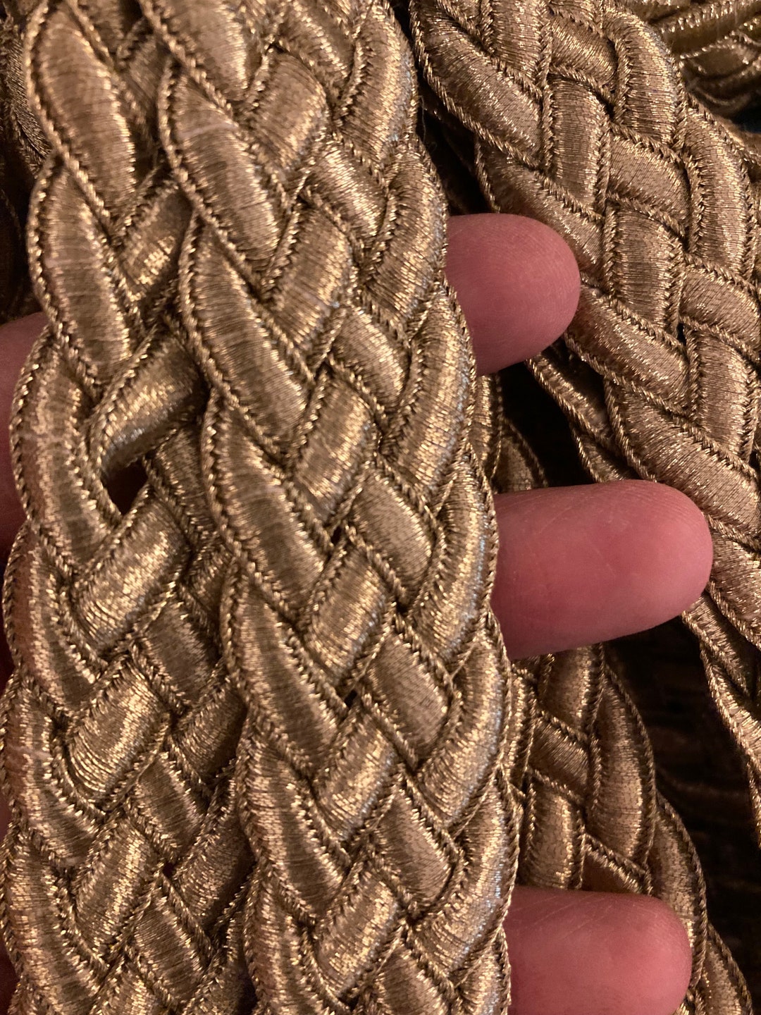 1 M Gold Plait Trim Braid - Etsy