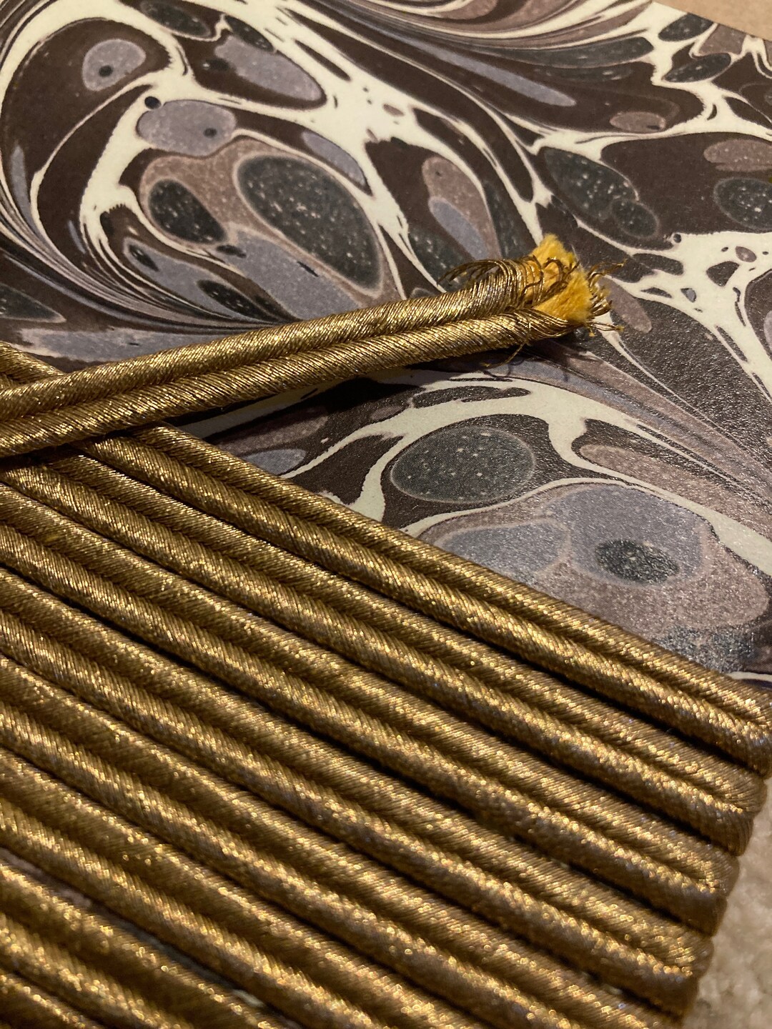 1 Meter Antique Real Metal Russia Braid. 4mm - Etsy