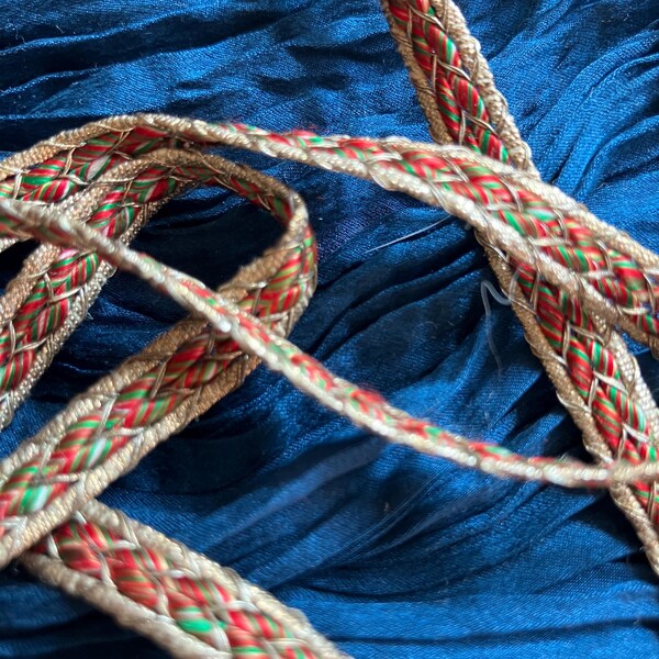 18th Century Antique Venetian Gold and Red Velvet Banner Appliqué - Etsy