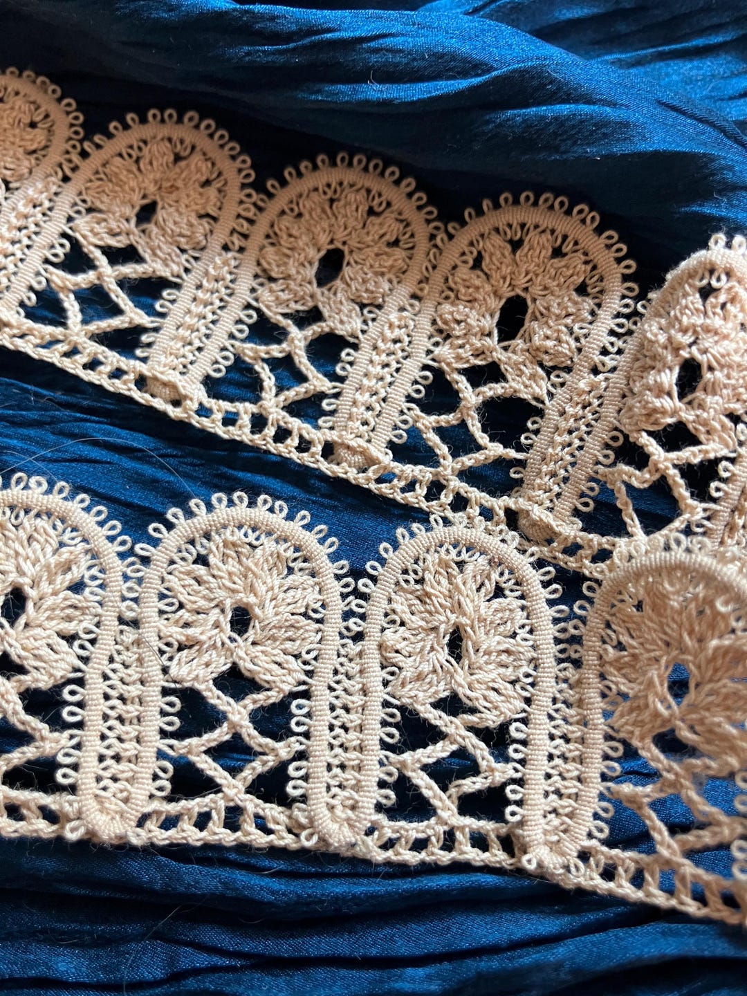 Exquisite Antique Linen/cotton Hand Knotted Lace. Perfect for Ruffs - Etsy