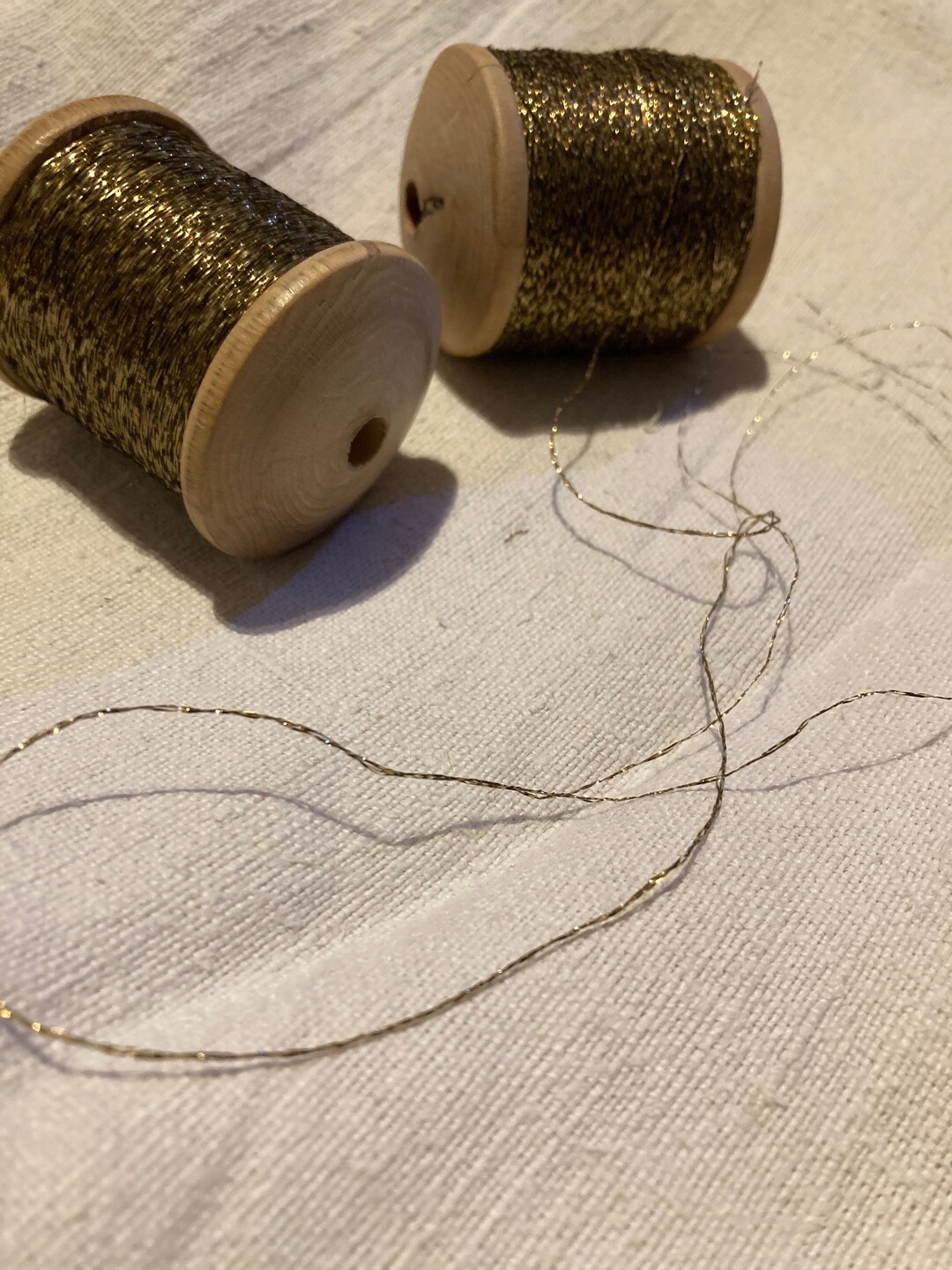 10 Meters of 1920s Antique Gold Metal Embroidery or Beading Thread. - Etsy