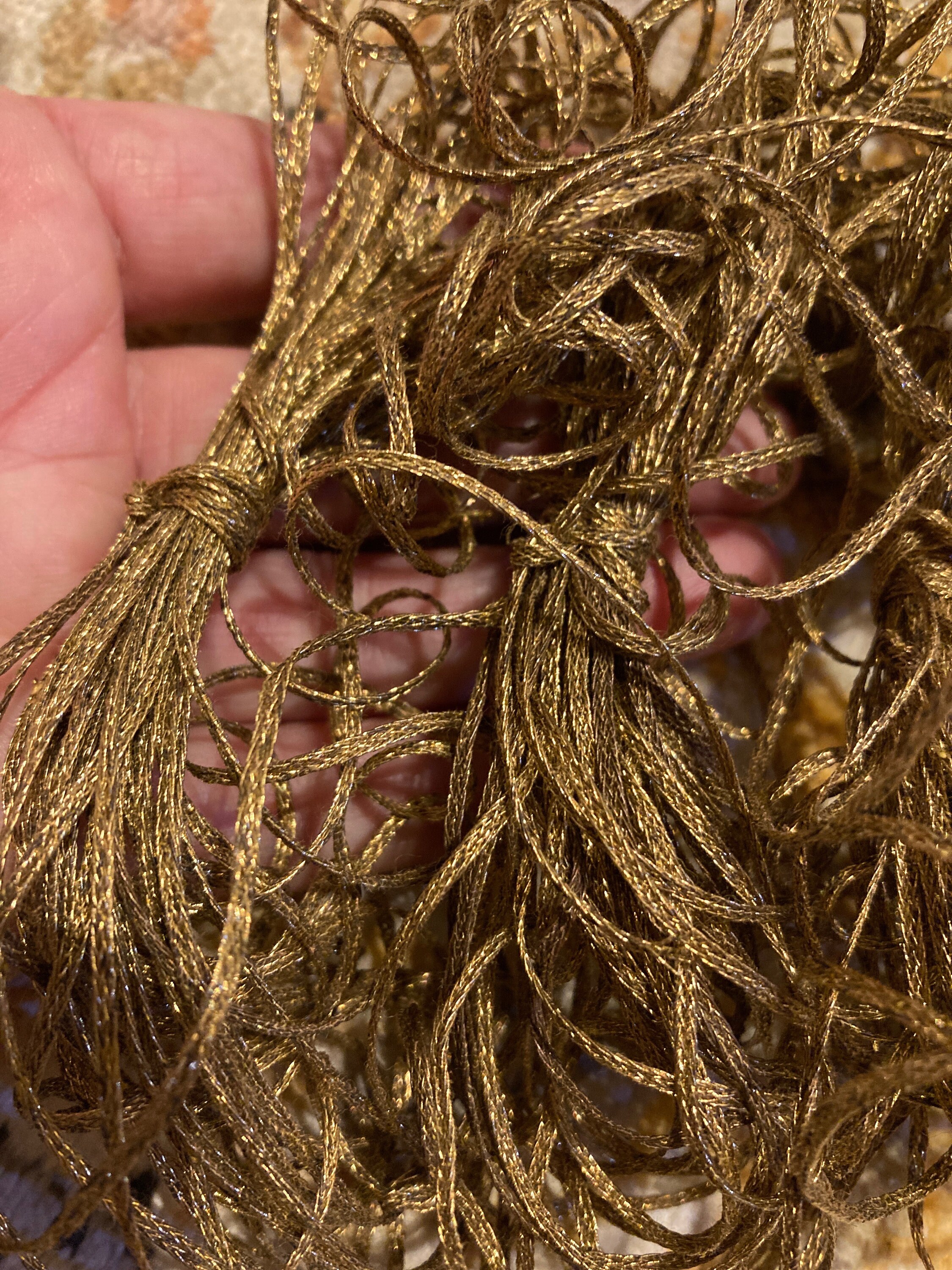 10 Meters of Real Metal Gold French Soutache/ Russia Embroidery or ...