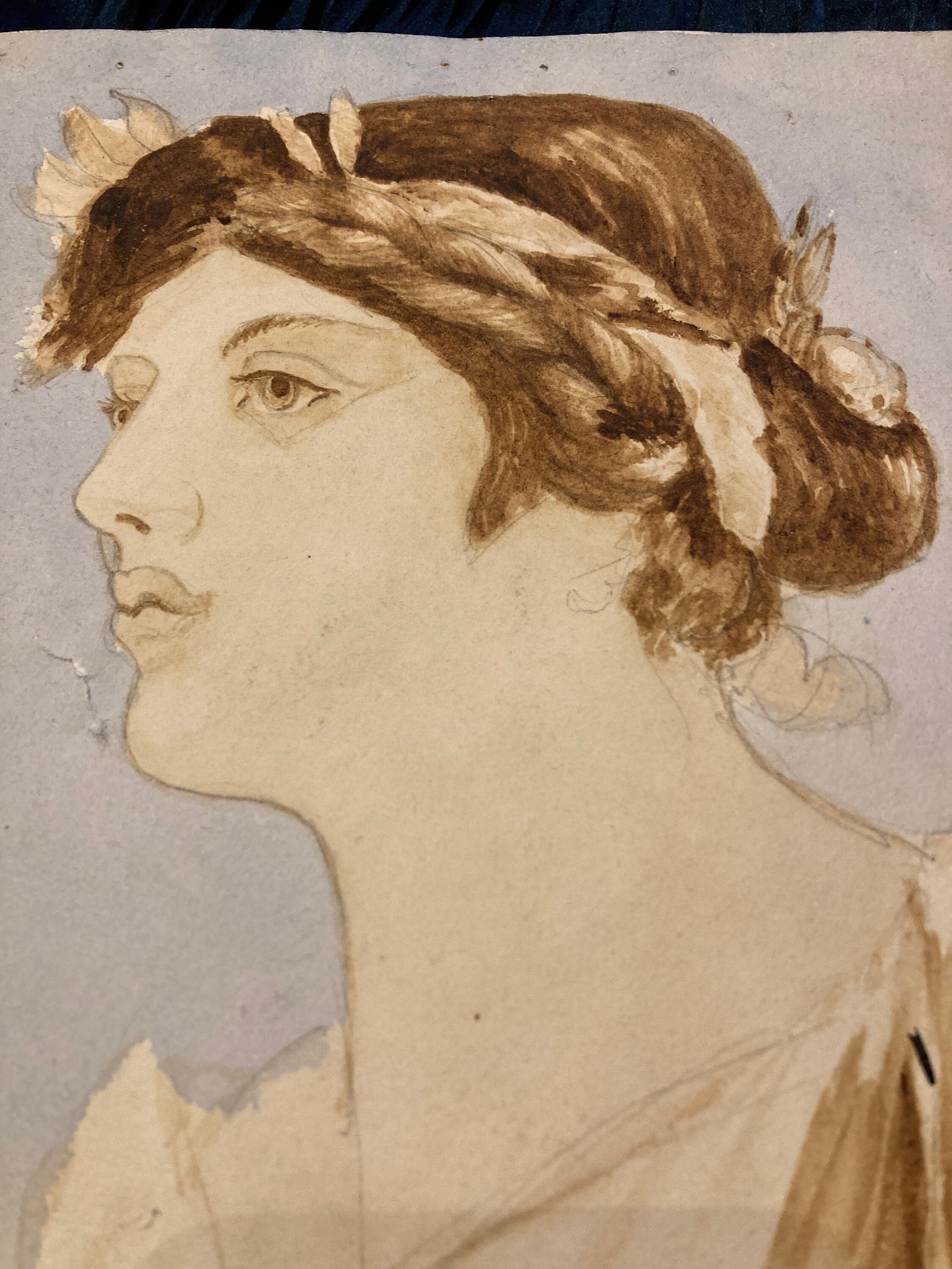 1900 Original Hand Painted Portrait. - Etsy