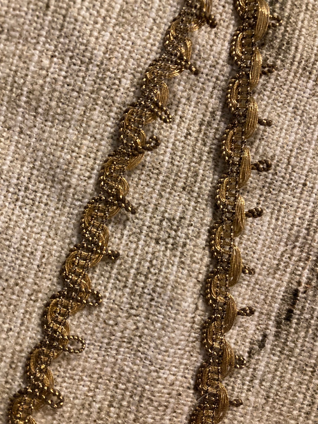 5m Antique Gold Metal Thread Trim Braid. 50m Avaliable - Etsy