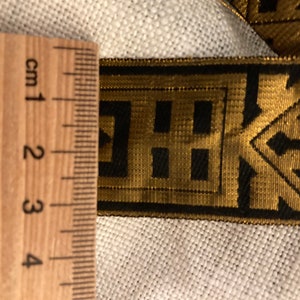 1 M of Vintage Gold Ribbon Trim Braid - Etsy