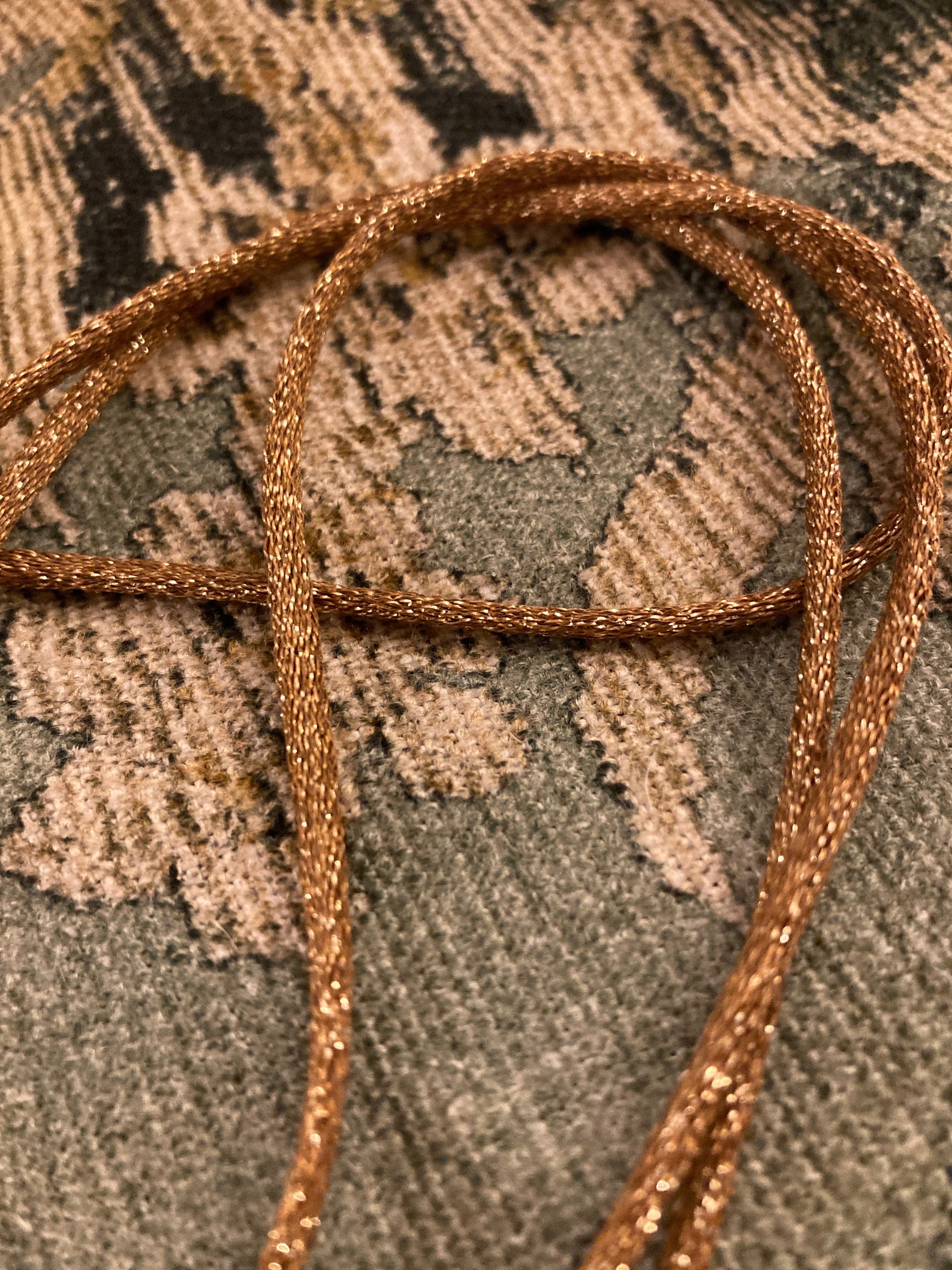 1 Meter Vintage Gold Cord Ribbon Braid - Etsy