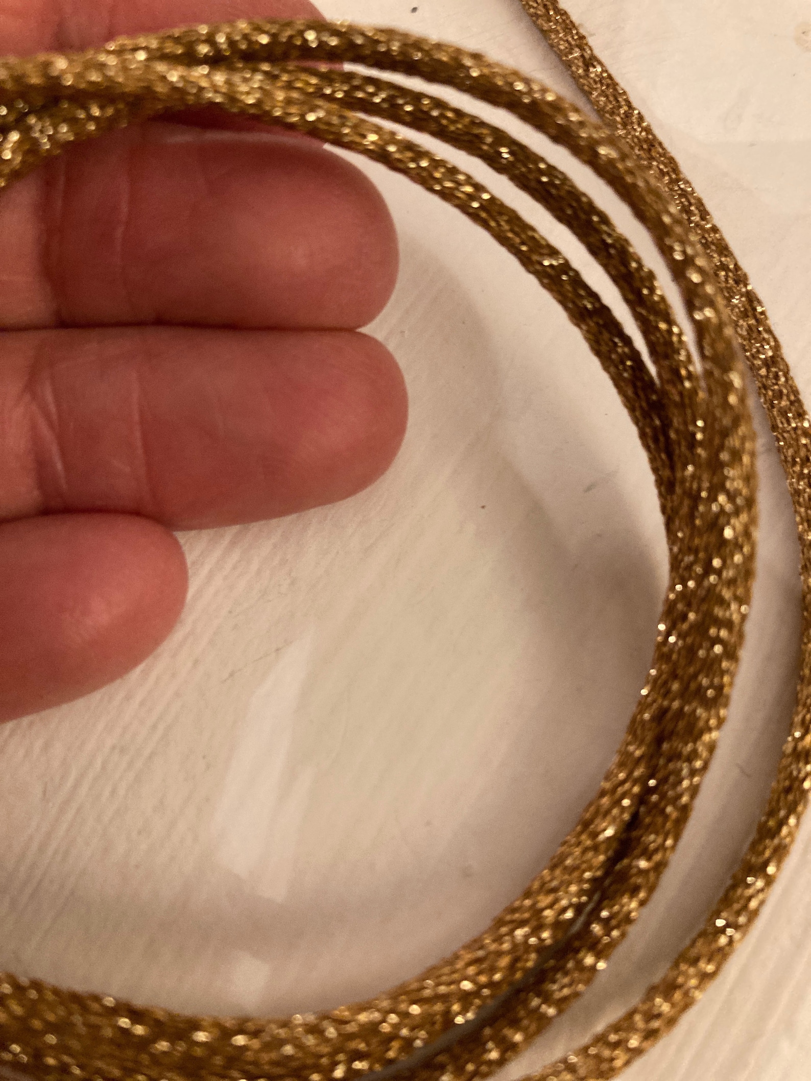 1 Meter Vintage Gold Cord Ribbon Braid - Etsy