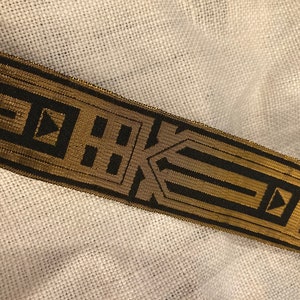 1 M of Vintage Gold Ribbon Trim Braid - Etsy