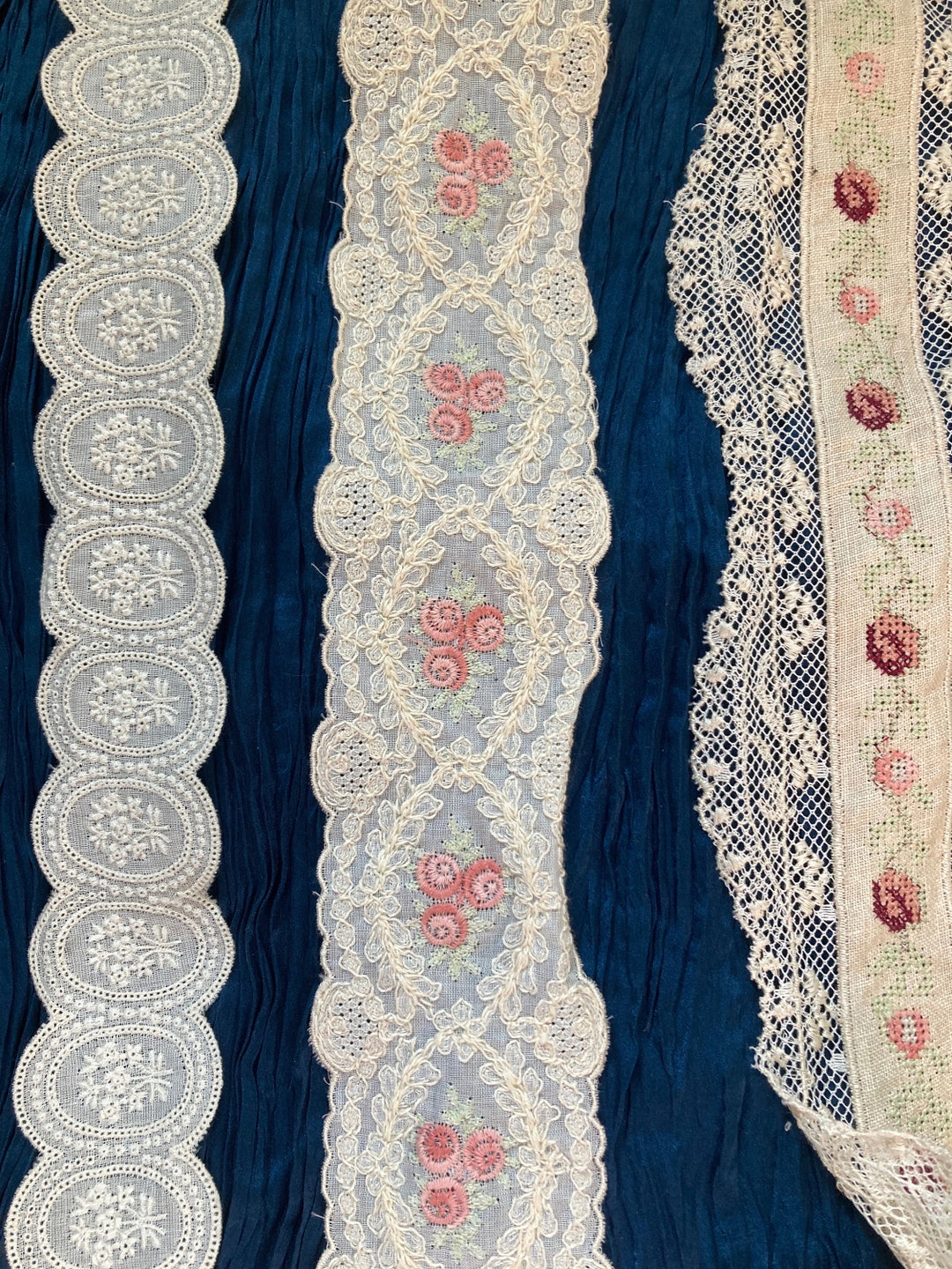 Vintage Unused Lace Border. 3 Options. Dolls or Petticoat or Corset ...