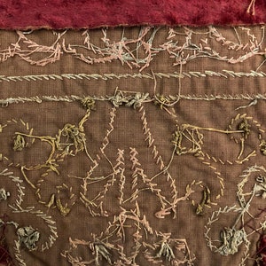 18th Century Antique Venetian Gold and Red Velvet Banner Appliqué - Etsy