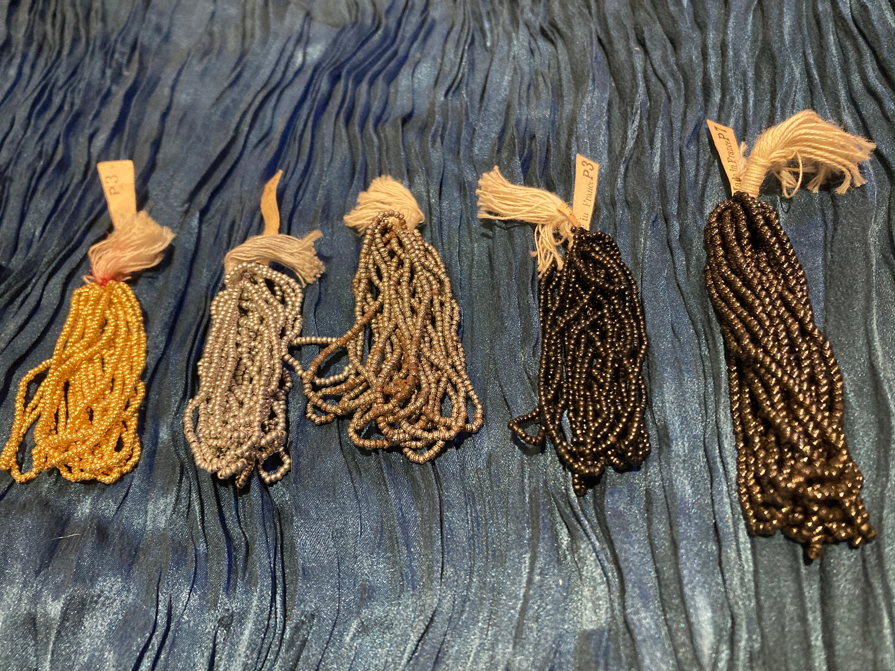 French Tiny Cut Steel Embroidery Seed Beads Bunch. - Etsy