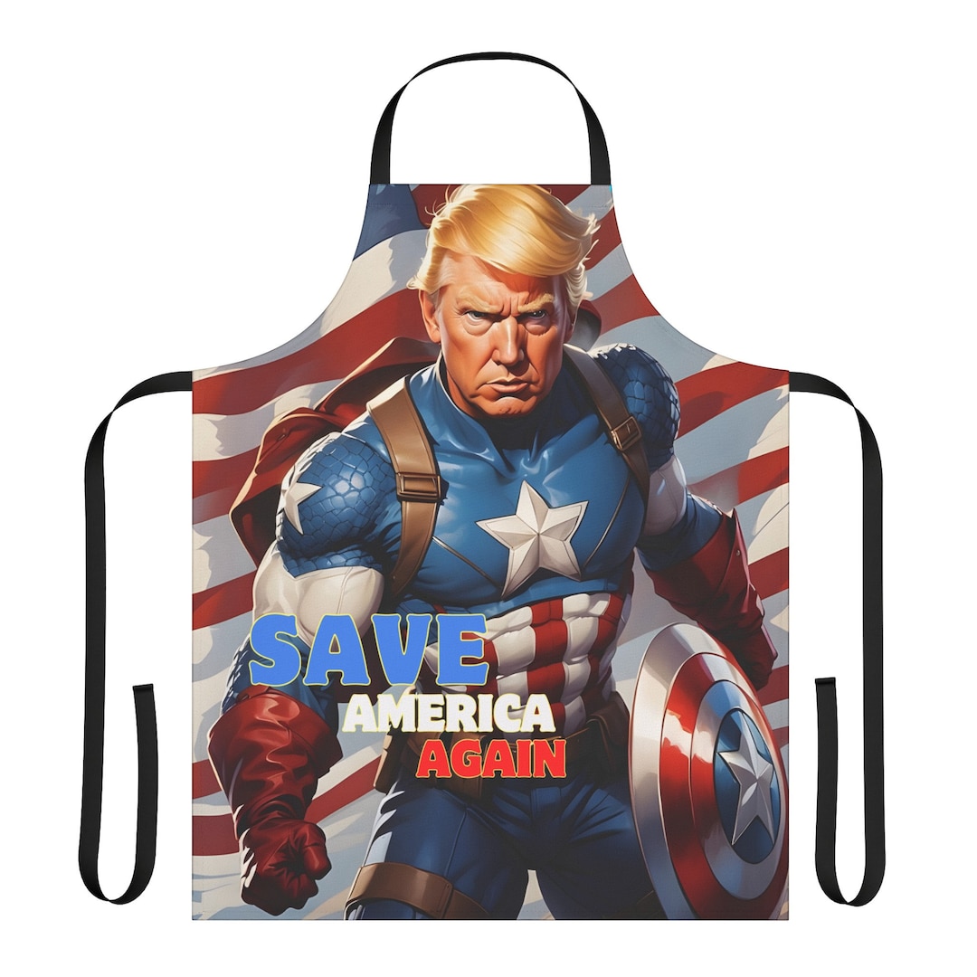 Trump USA Flag Apron, Election 2024 Apron, Vote 2024 Apron, Voting Gift ...
