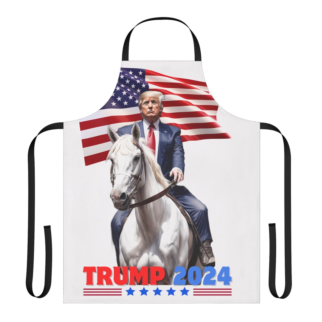 Trump USA Flag Apron, Election 2024 Apron, Vote 2024 Apron, Voting Gift ...