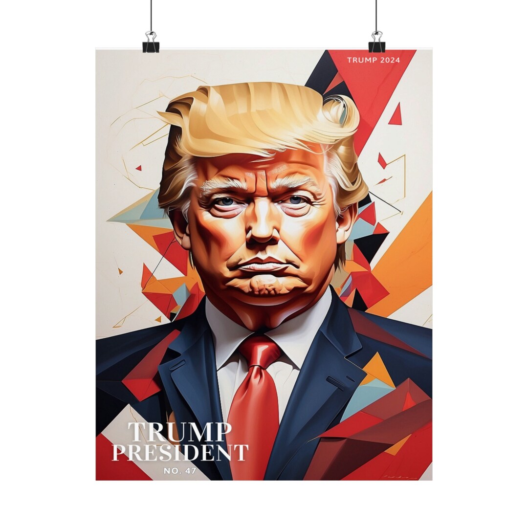 Donald Trump Poster,maga Poster,trump 2024 Poster,trump 45 47 Poster ...