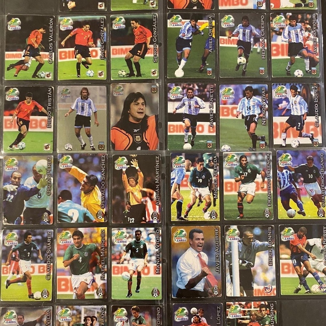 2002 Cards Mexico España Argentina Costa Rica Set of 33 - Etsy