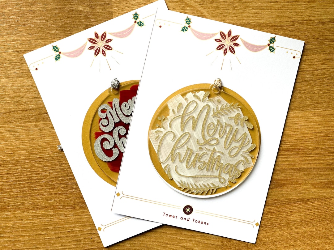 Custom Christmas Baubles Personalized Acrylic Ornaments, Holiday Decor ...