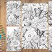 24 Wildflower Meadows Coloring Book - Adults Kids Coloring Pages ...