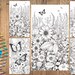 24 Wildflower Meadows Coloring Book - Adults Kids Coloring Pages ...