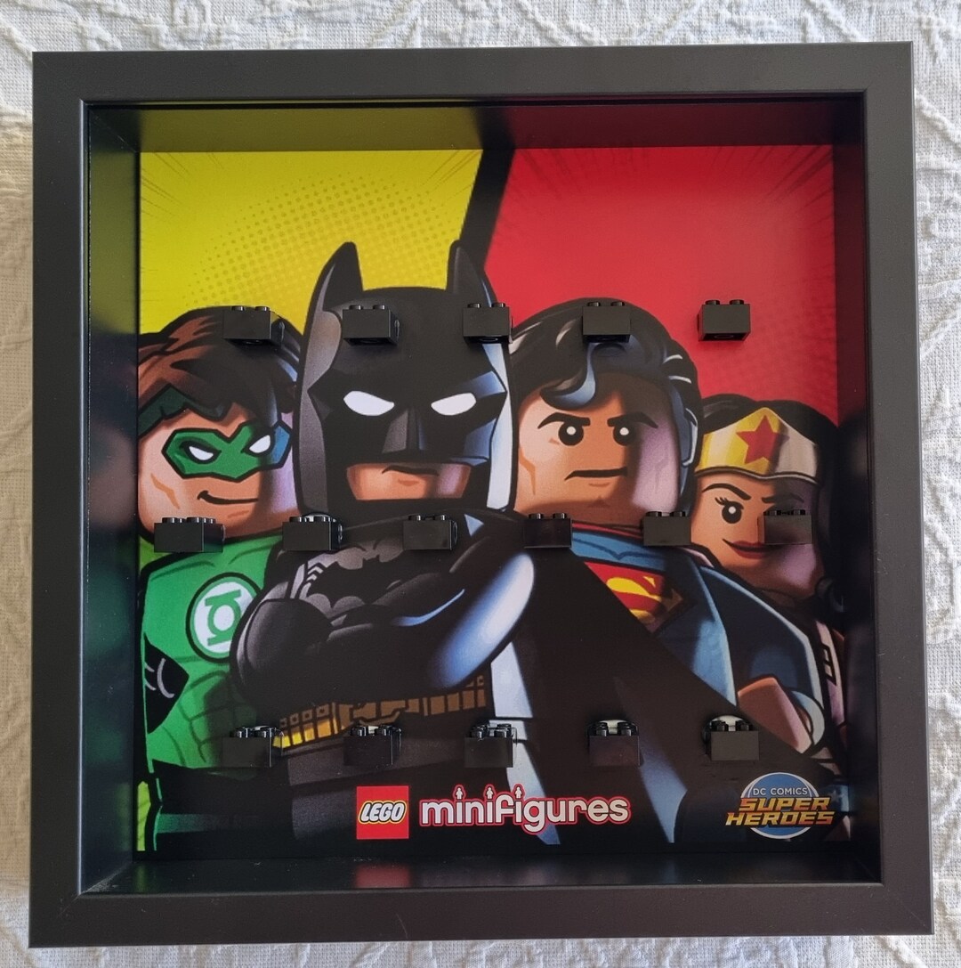 DC Superhero Lego Minifigures Series Display Frame - Etsy