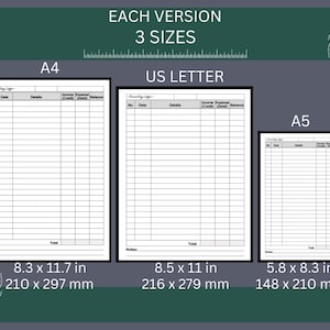 Accounting Ledger | Printable Accounting Ledger | Accounting Template ...