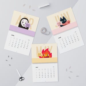 Japanese Anime (2025) Wall Calendar | Room Decor, Cute Minimalist ...