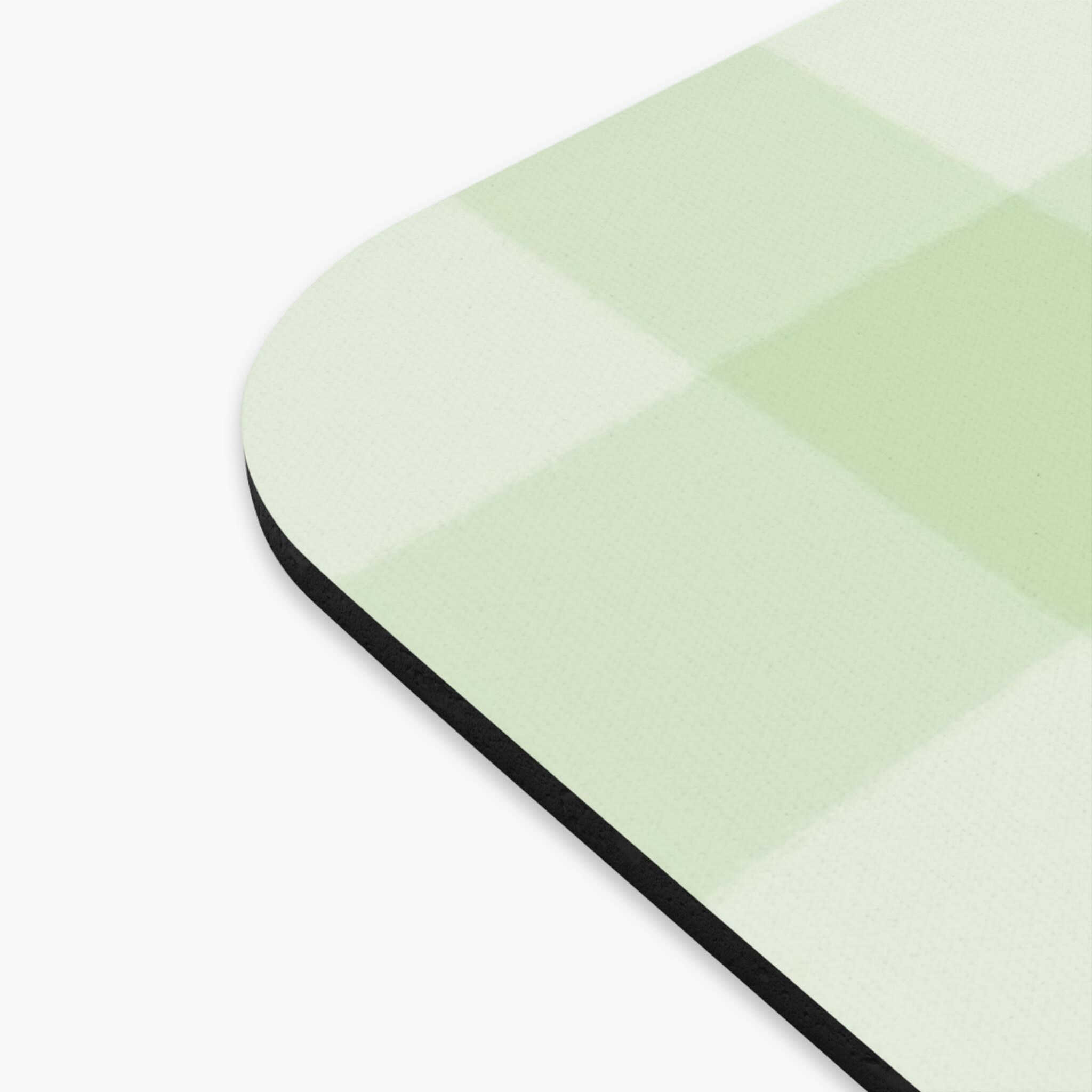 Sage Green Mouse Pad, Checkered Plaid Tartan Grid Mouse Pad, Rectangle ...