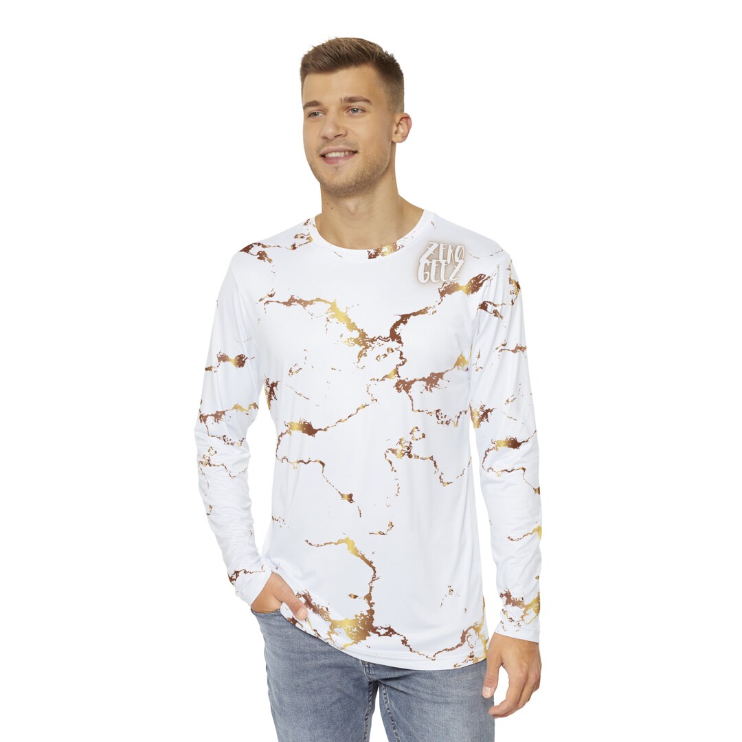 Men's Long Sleeve ZER0 GEEZ Shirt AOP - Etsy