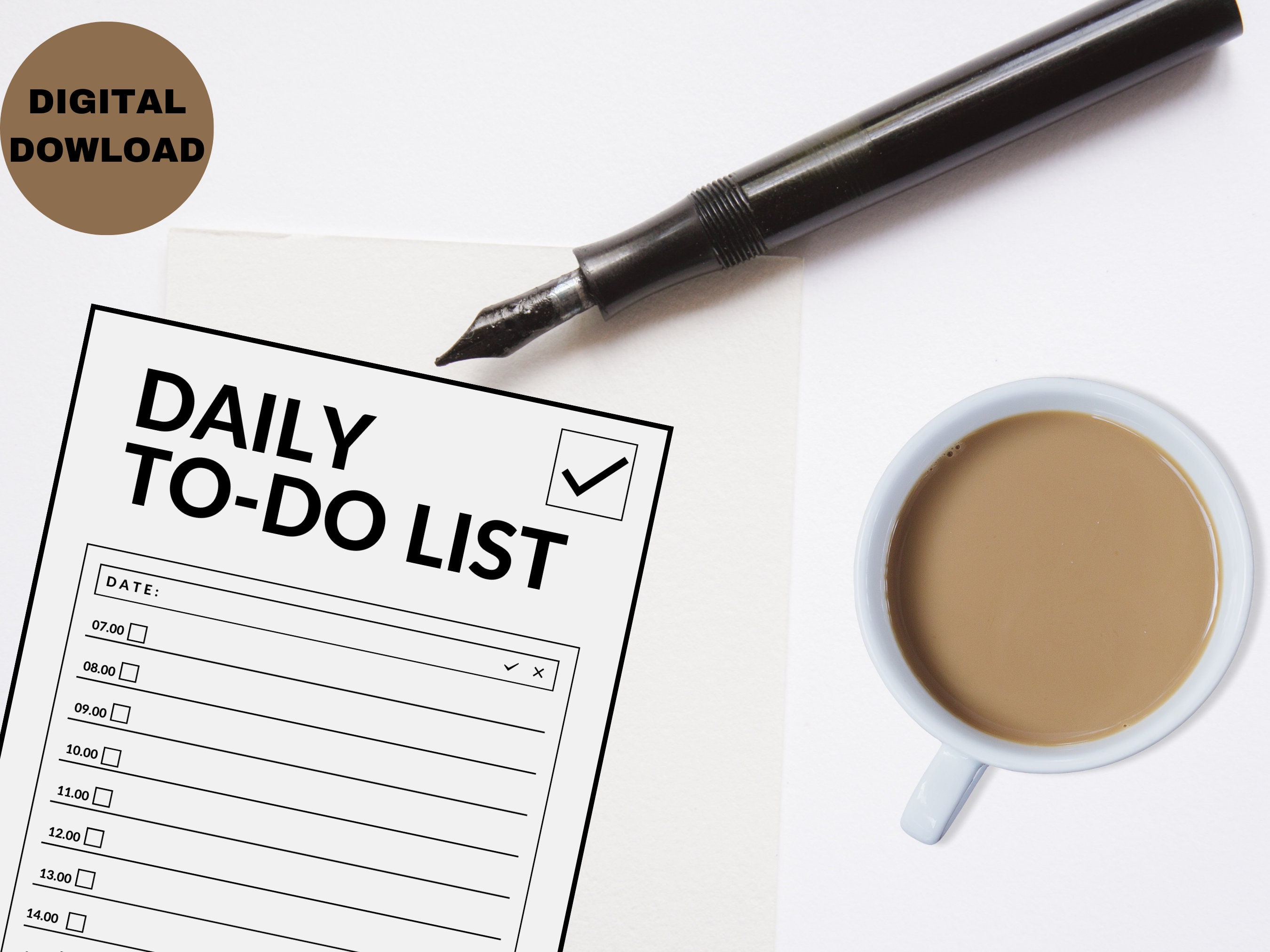 2024 Digital Printable Planner Monthly Goals, Daily To-do, Financial ...