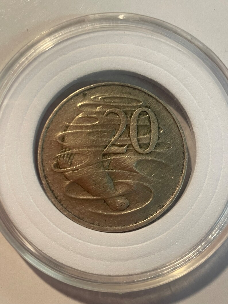 1966 Wavy 20c Australian Coin. Circulated - Etsy Australia