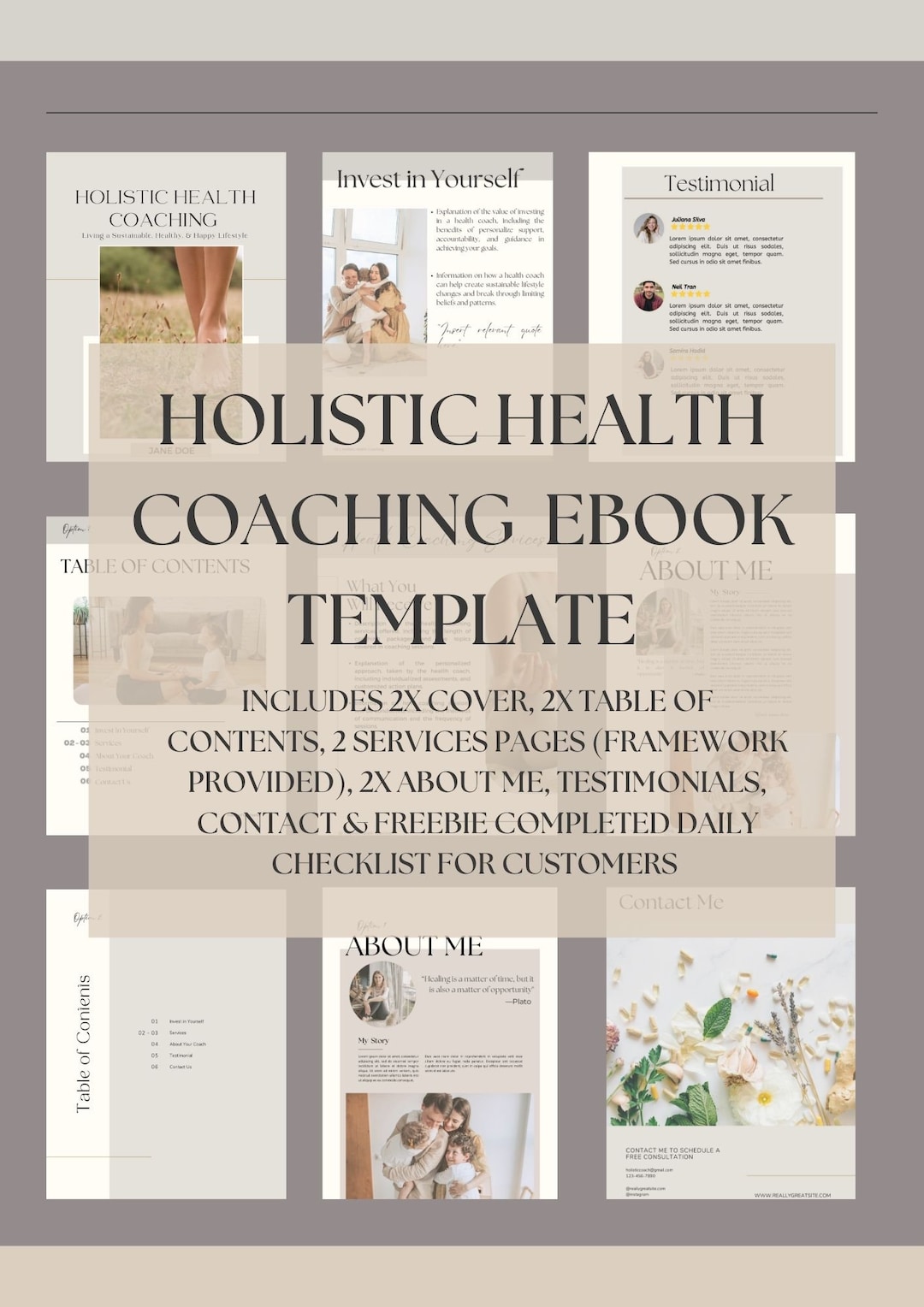 Holistic Health Coach Ebook Program Freebie Included Online Coach ...