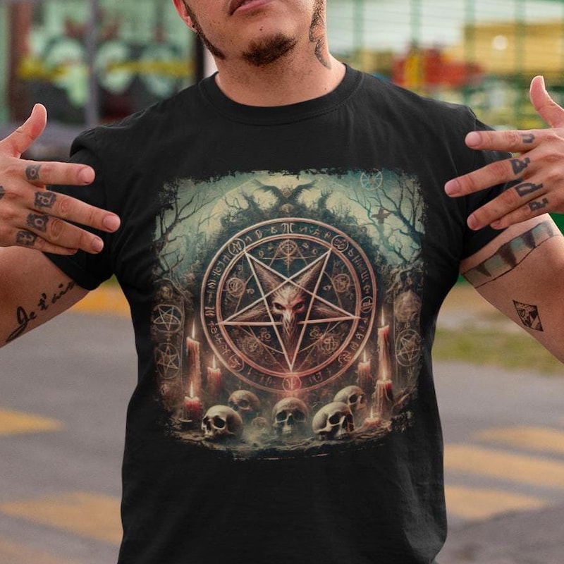 Pentagram T Shirt - Etsy