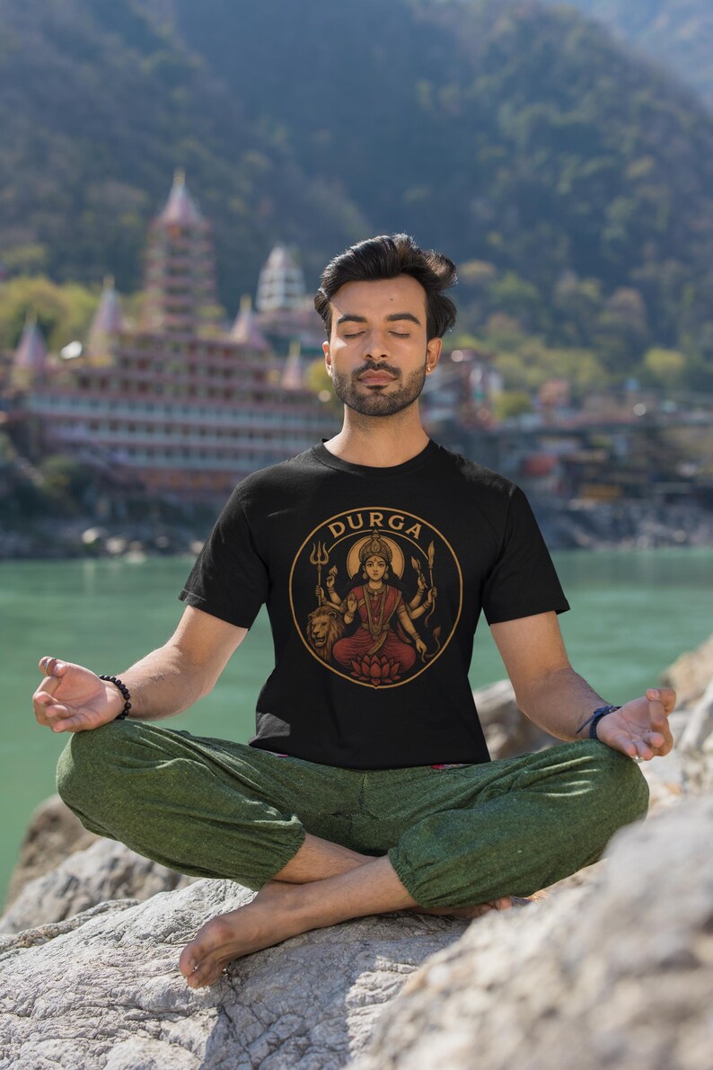 Durga T-shirt: Hindu Goddess Shirt | Shakti Strength Design | Spiritual ...