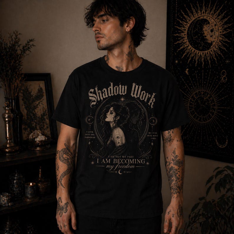 Shadow Work Shirt: Healing Journey Tee | Spiritual Growth Witch Shirt ...