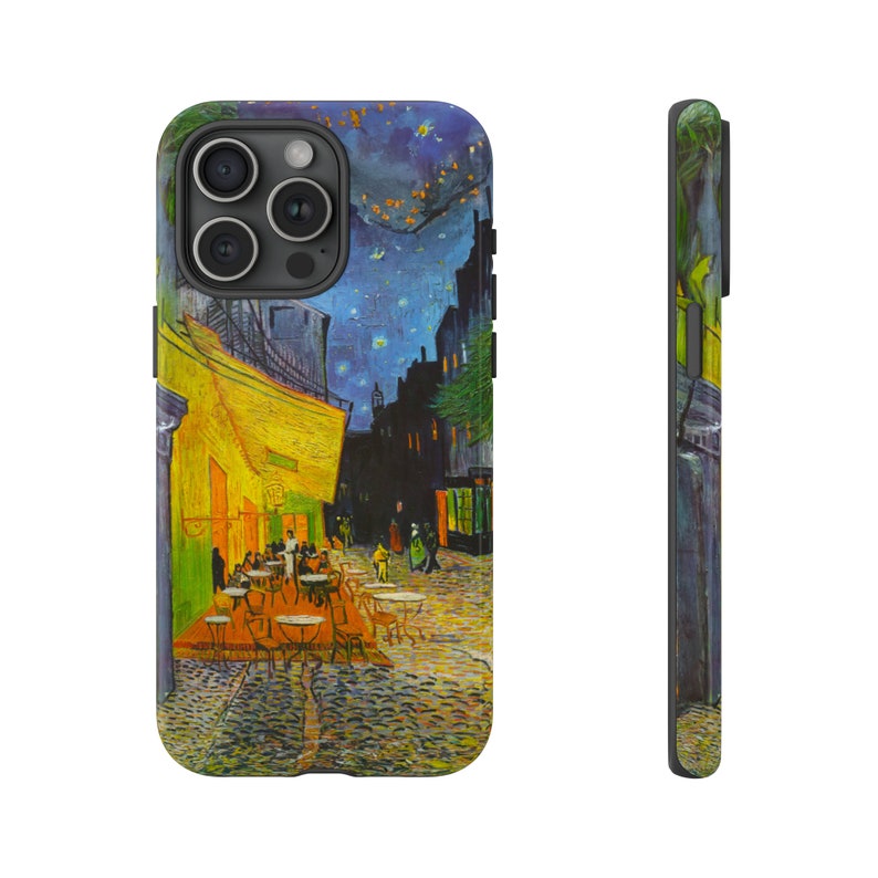 Van Gogh iPhone Case Cafe Terrace at Night Art iPhone Case - Etsy