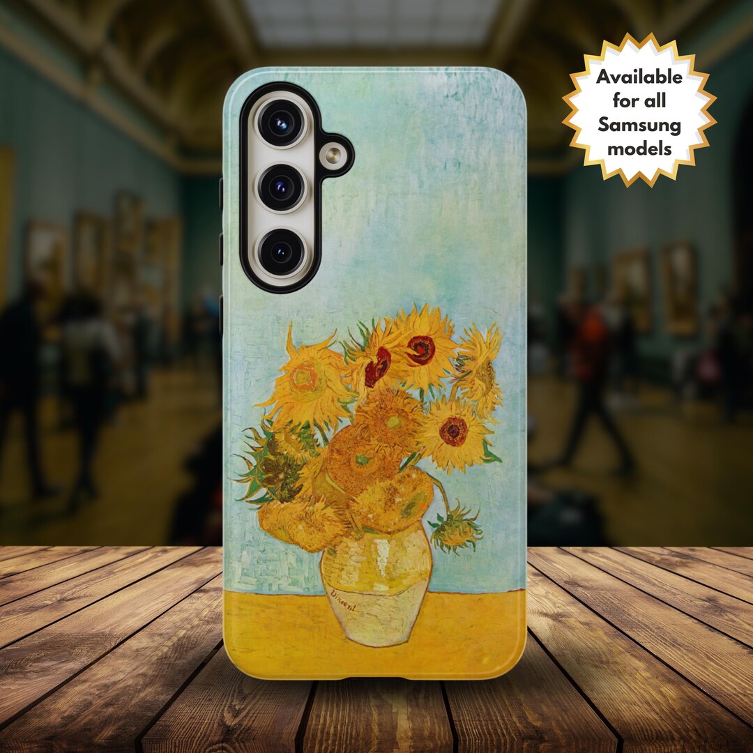Van Gogh Sunflowers Samsung Phone Case Fine Art Famous Painting Galaxy ...