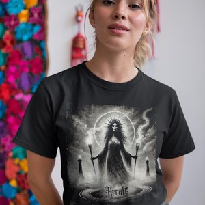 Hekate Greek Mythology Goddess Shirt, Witch Gift Tee, Pagan Graphic T ...