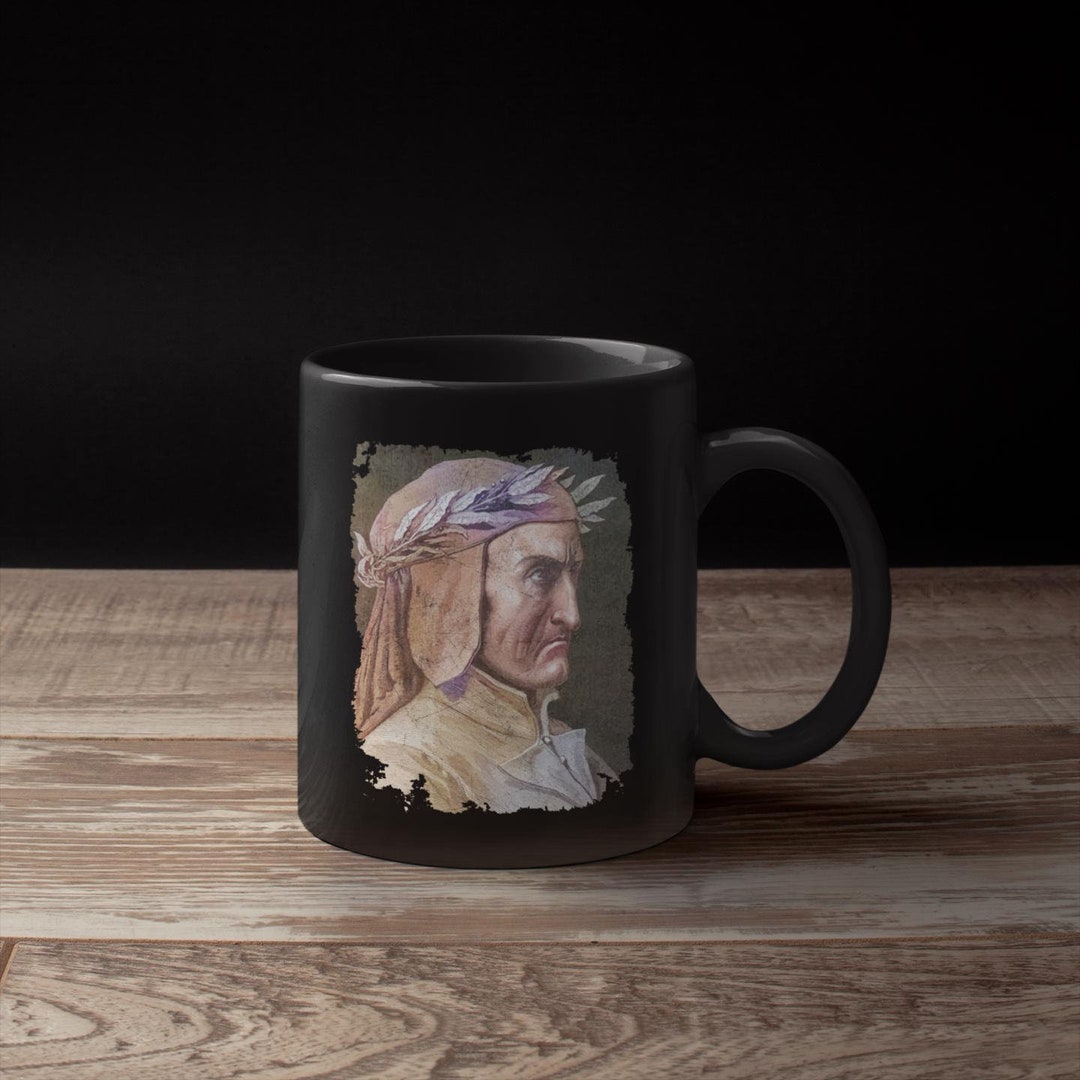 Gustave Doré Mug Portrait of Dante Alighieri Coffee Mug Famous Painting ...