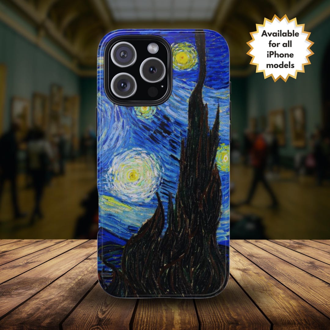 Starry Night Van Gogh iPhone Case | Artistic Phone Case | Famous ...