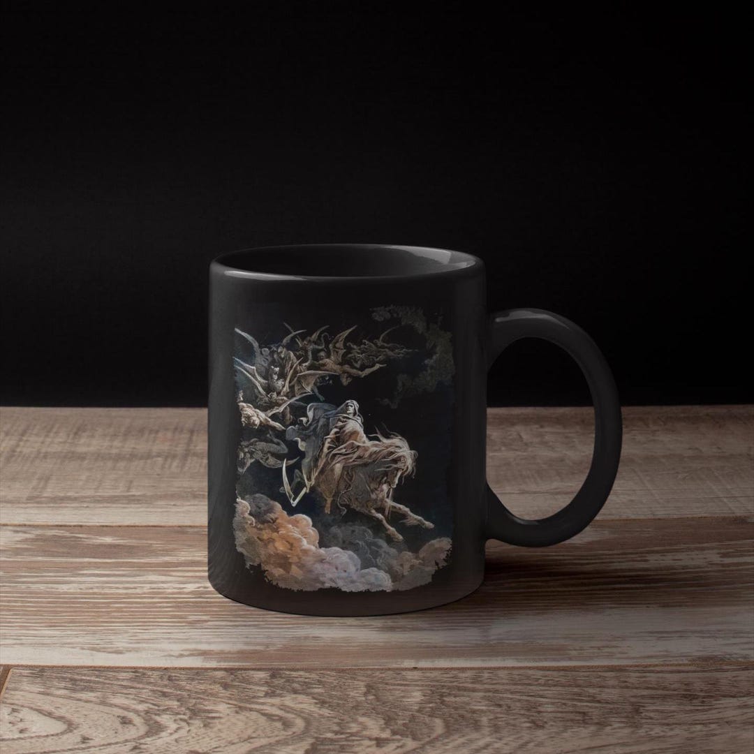 Gustave Doré Mug the Vision of Death Engraving Coffee Mug Classic ...