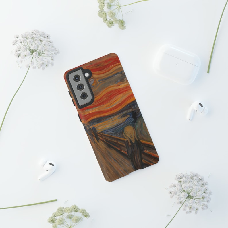 The Scream by Edvard Munch Phone Case Samsung S10 S20 S21 S22 S23 Ultra ...