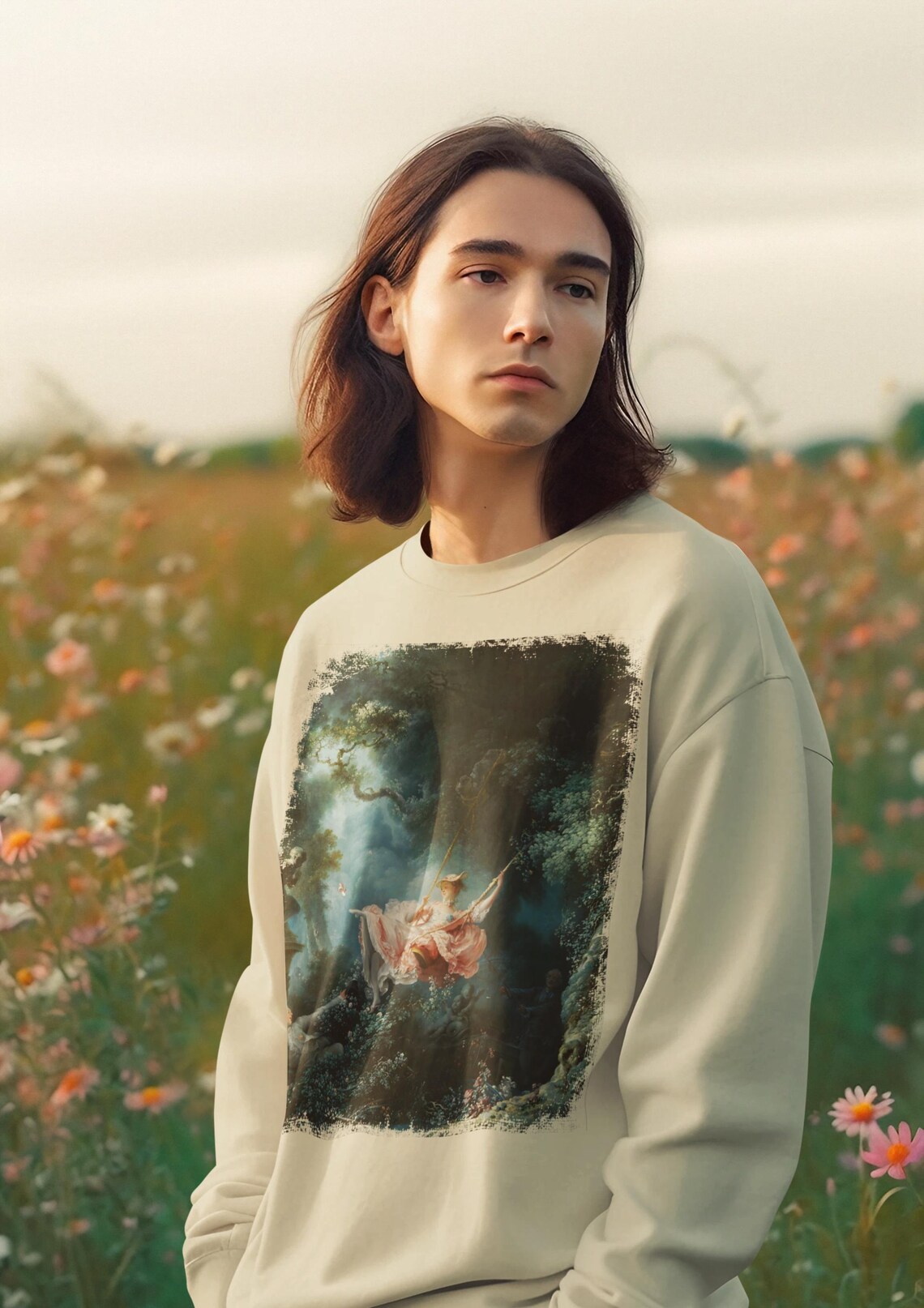 The Swing by Jean Honoré Fragonard Sweatshirt Gift for Art Lovers ...