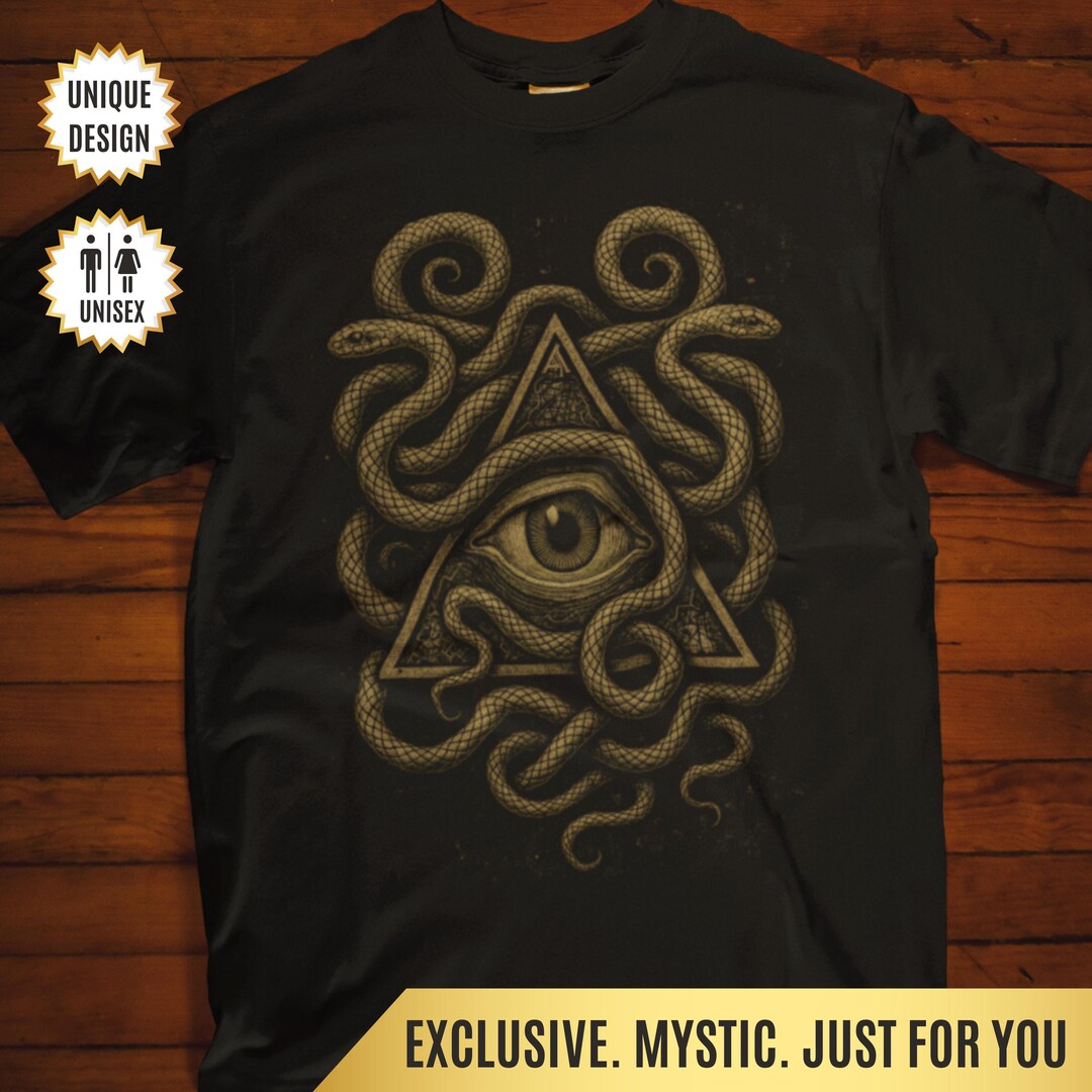 All-seeing Eye Shirt: Mystic Symbol Tee | Esoteric T-shirt | Alchemy ...