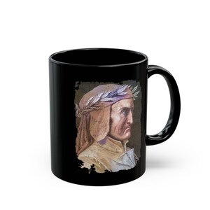 Gustave Doré Mug Portrait of Dante Alighieri Coffee Mug Famous Painting ...