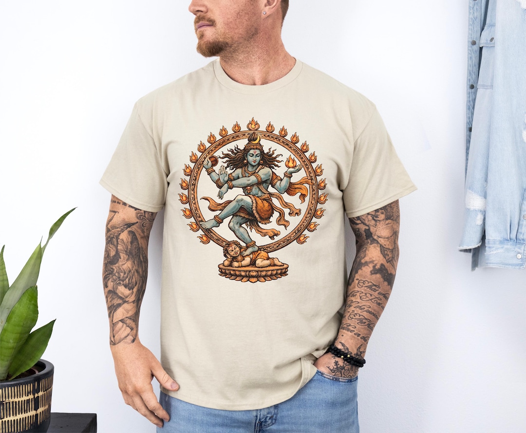Shiva Nataraja Shirt: Hindu Deity Tee | Pagan Spiritual T-shirt ...