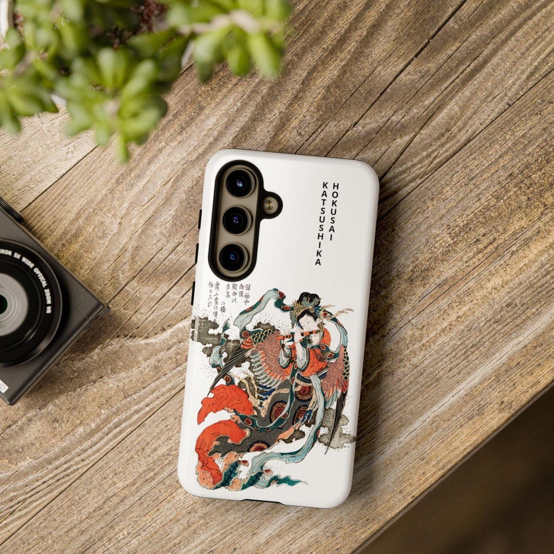 Katsushika Hokusai Japanese Woman Samsung Phone Case, Asian Ukiyo-e Art ...