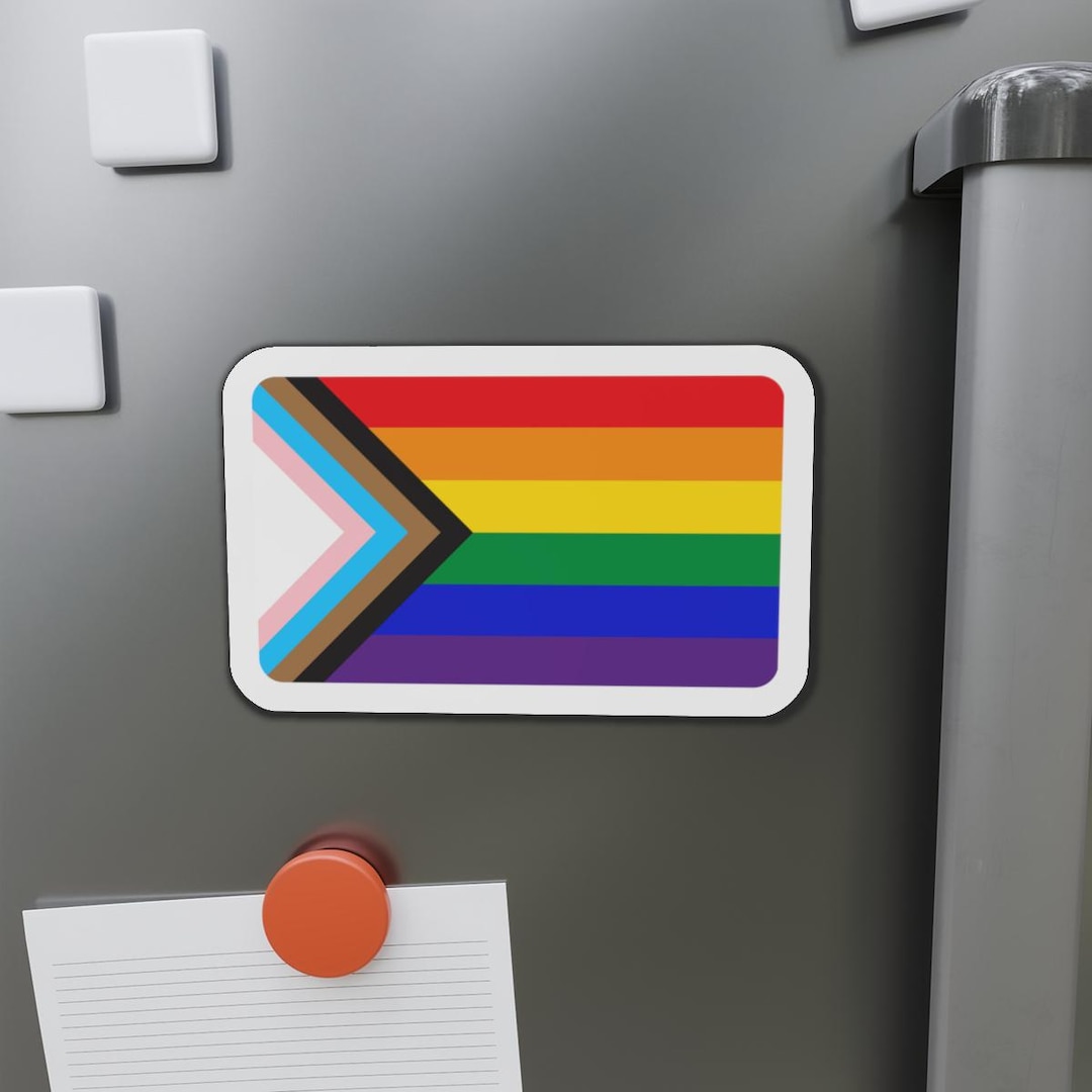 Lgbtq Progress Pride Flag Magnets | Progress Pride Flag Lgbtq Poc ...