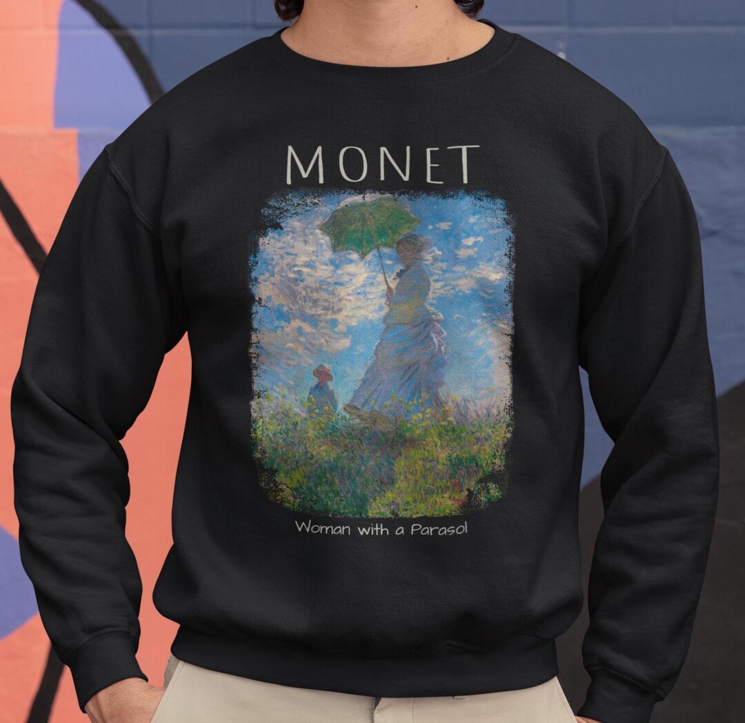 Woman With a Parasol by Claude Monet Sweatshirt, Madame Monet and Her ...